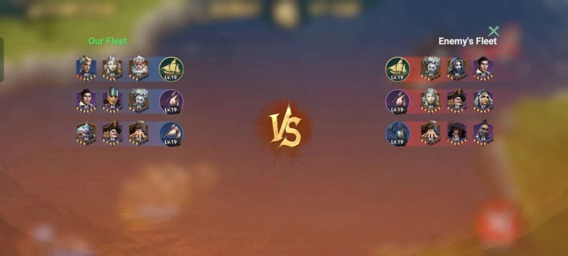 All Ship and Hero Formations in Sea of Conquest (Flagship, Artillery ...
