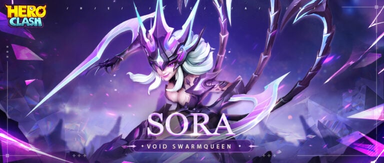 Best Build for Sora in Hero Clash (Artifact, Runes, Gear & Talents)