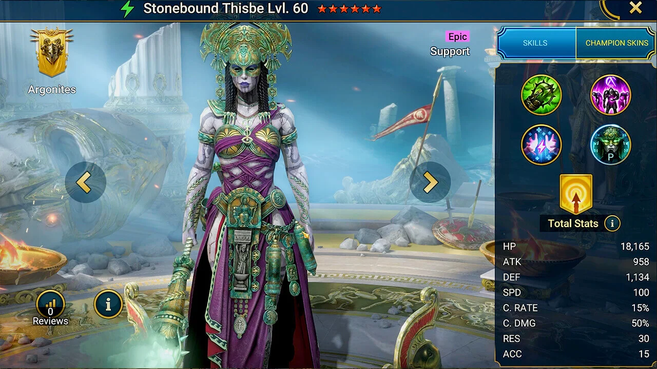 Best Thisbe Builds in RAID Shadow Legends (PvE/PvP - with Artifacts ...